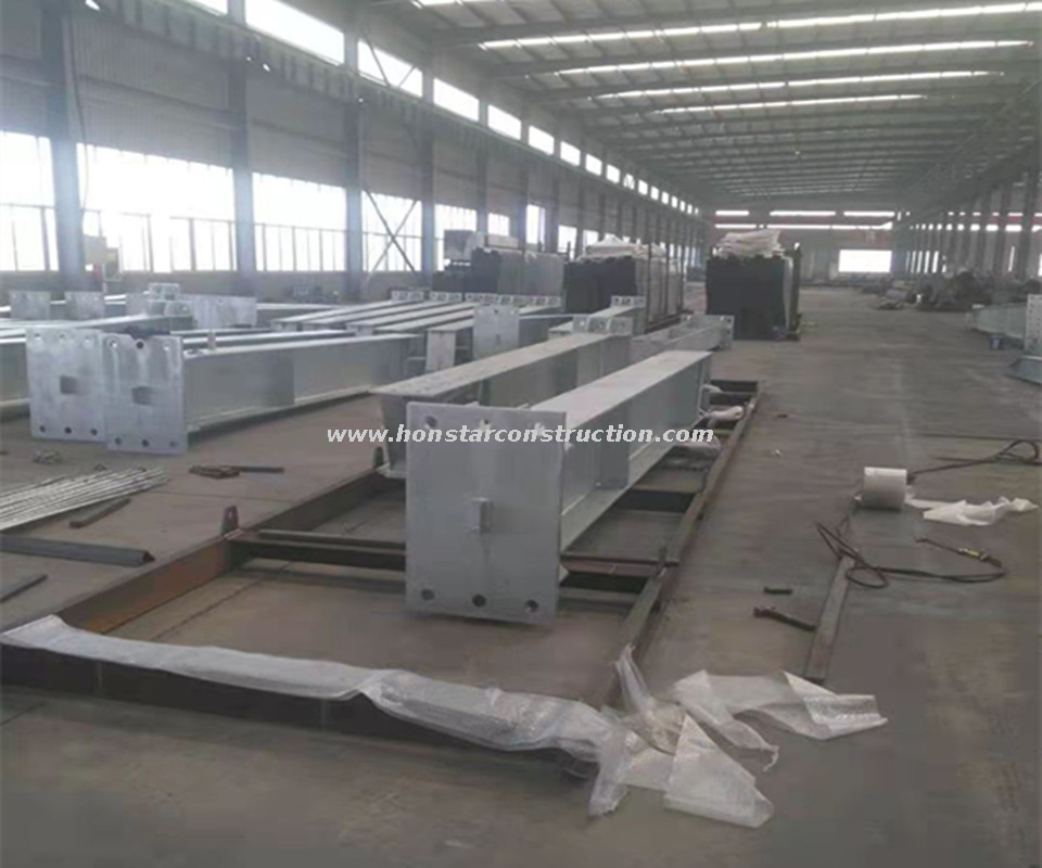 Galvanized Steel Frame Materials for Commercial Prefabricated Metal ...